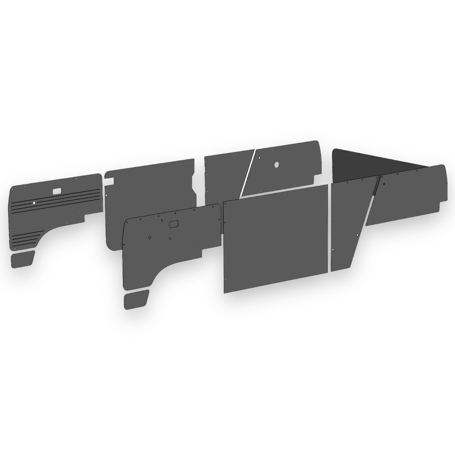 Vanagon 1985-1991 Tin Top Full ABS Panel Interior Set – VOLKYBARU