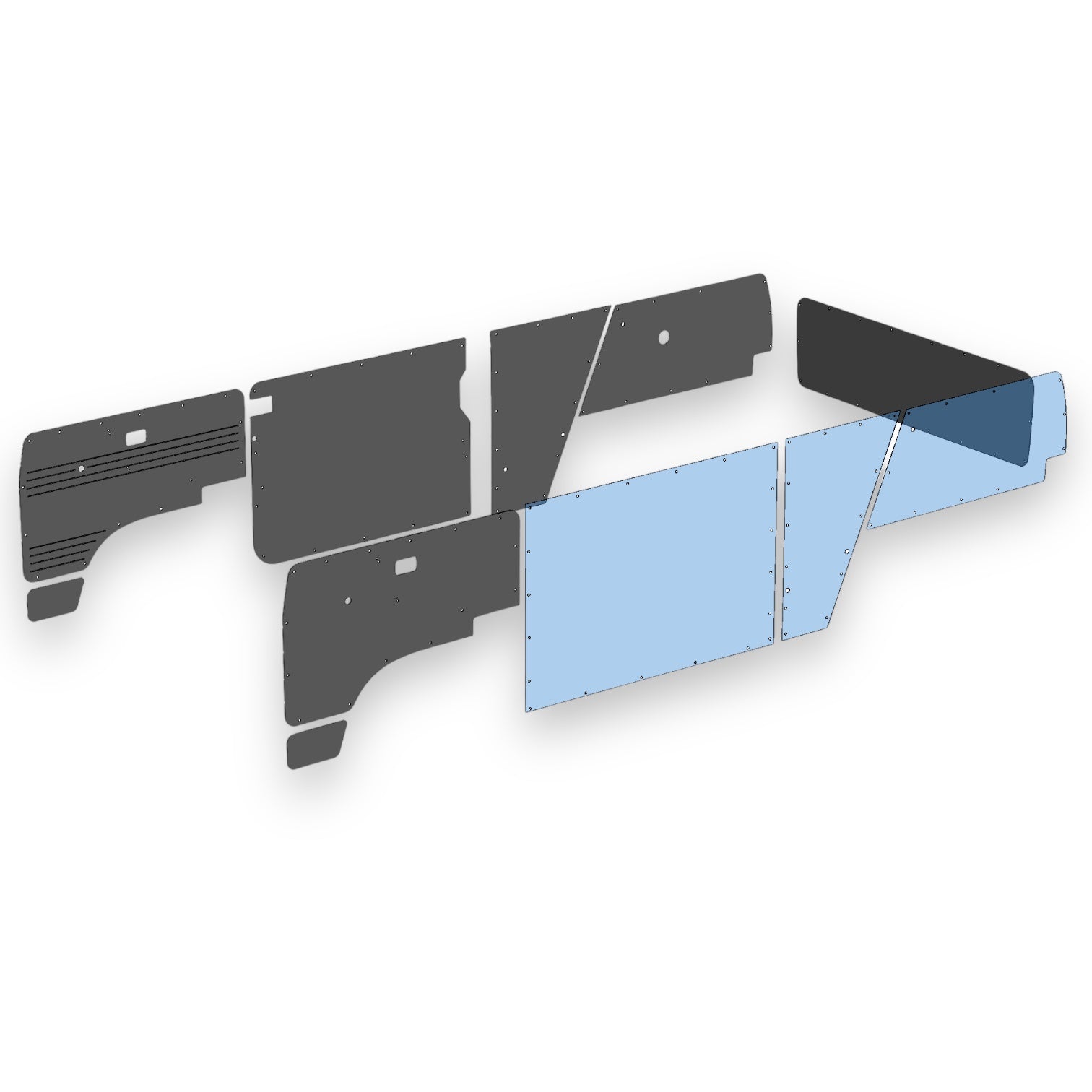 Vanagon 1985-1991 Westfalia Camper ABS Panel Interior Set – VOLKYBARU